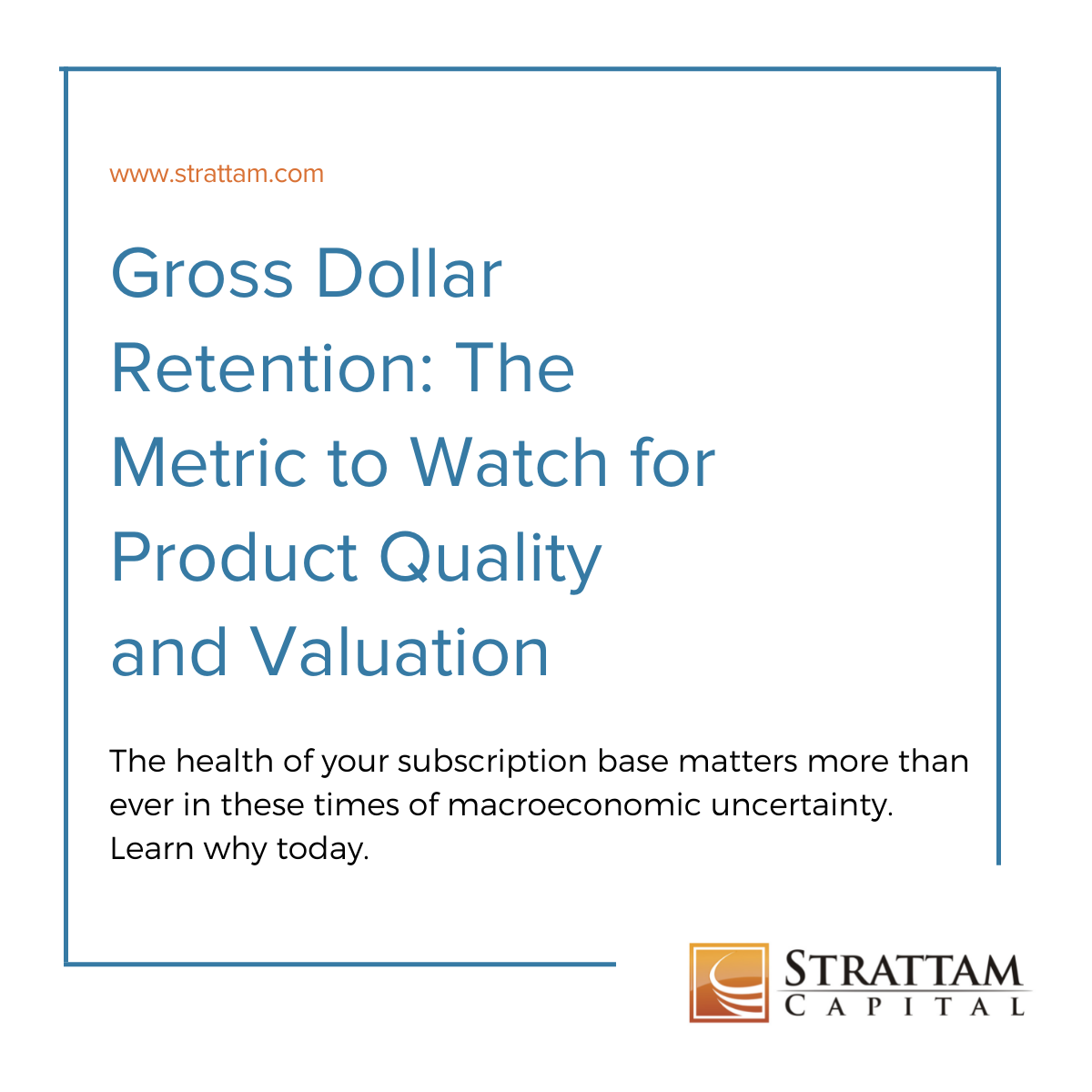 Gross Dollar Retention: The Metric to Watch for Product Quality and ...
