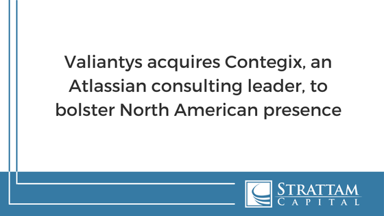 Valiantys acquires Contegix, an Atlassian consulting leader, to bolster ...
